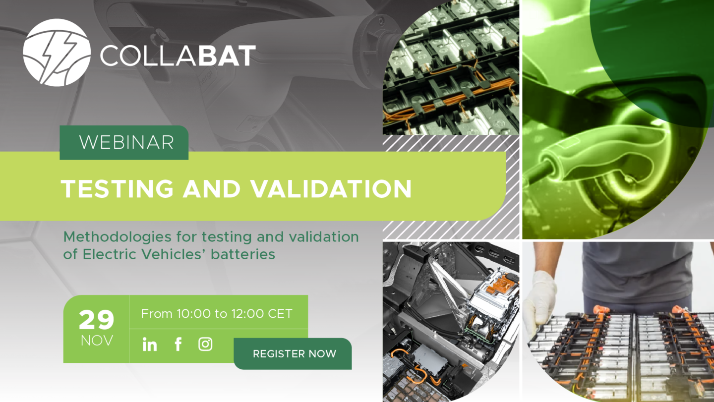 Webinar - testing and validation of Electric Vehicle Batteries